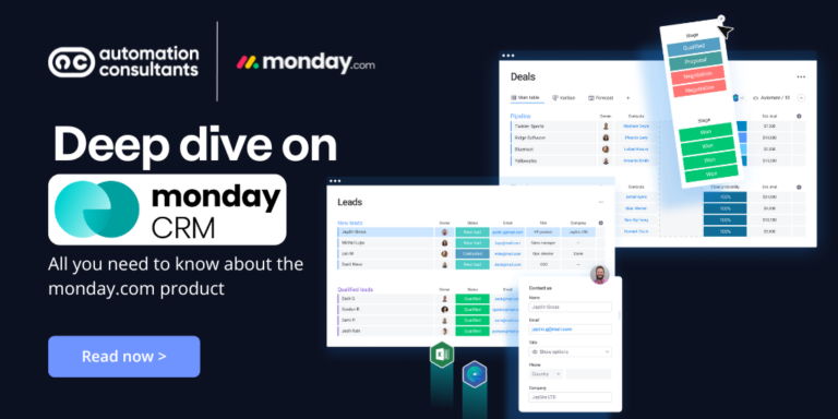 monday.com CRM review | Automation Consultants
